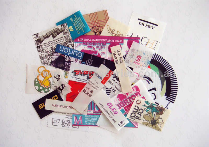 Printed labels -Gang Apparel Accessories